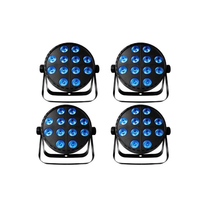 PAQ (4) PAR 12X10W RGB W 4IN1 ALIEN PRO
